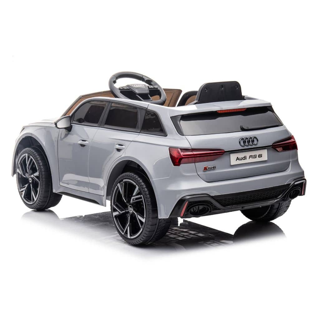 Audi RS6 Kids Ride on Sports Car with MP4 screen-Grey – www ...